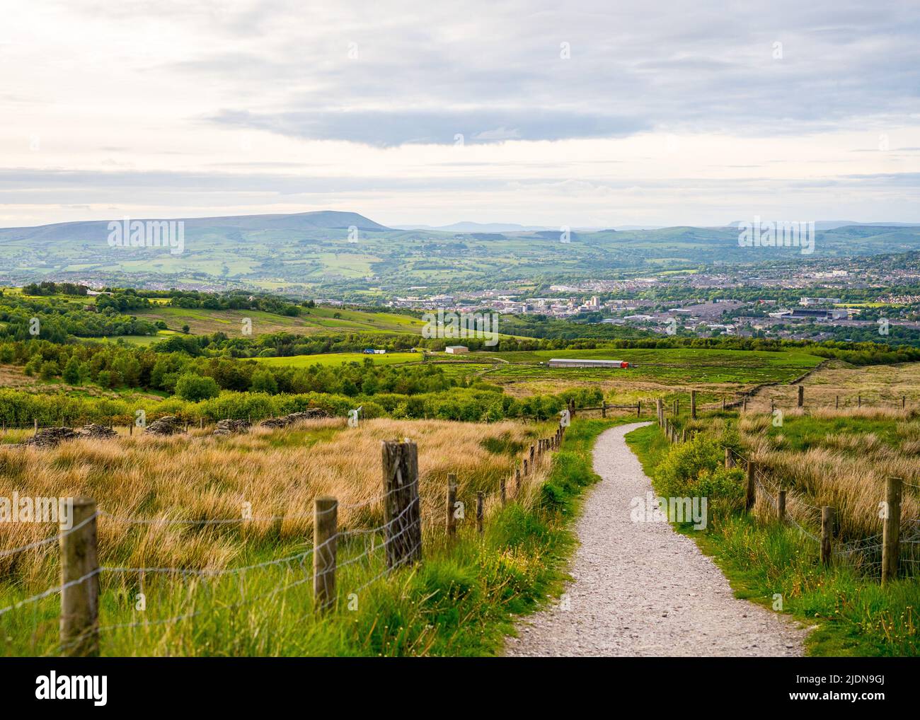 Field in Lancashire Stock Photo - Alamy