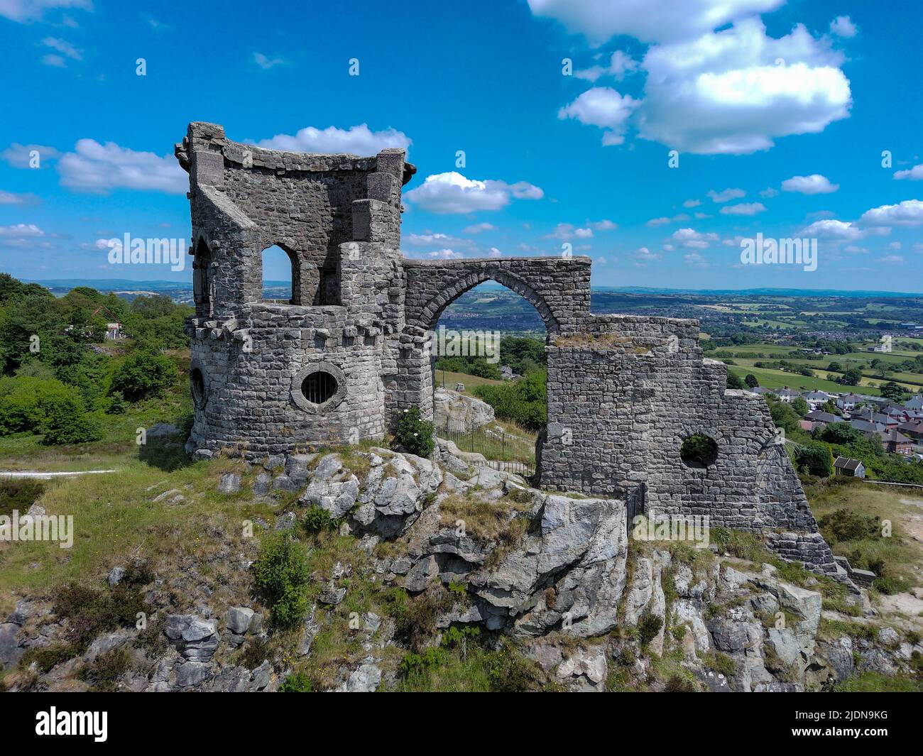 Mow cop castle hi-res stock photography and images - Alamy