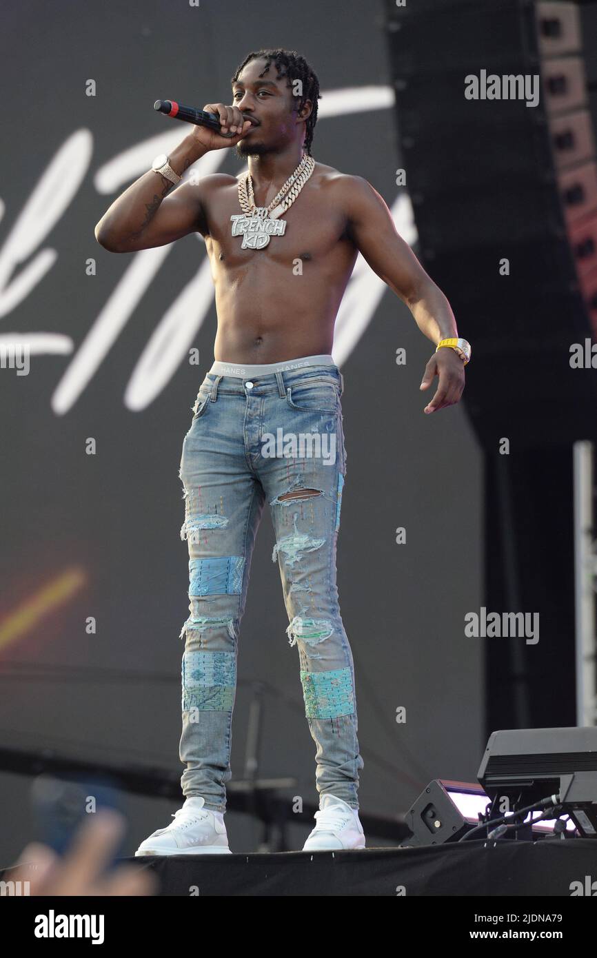 **FILE PHOTO** Lil Tjay undergoes emergency surgery after being shot ...