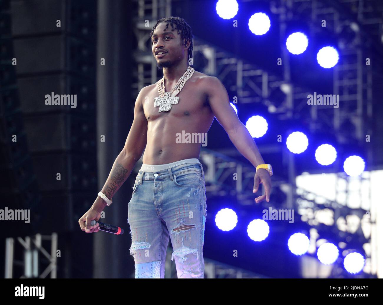 **FILE PHOTO** Lil Tjay undergoes emergency surgery after being shot ...