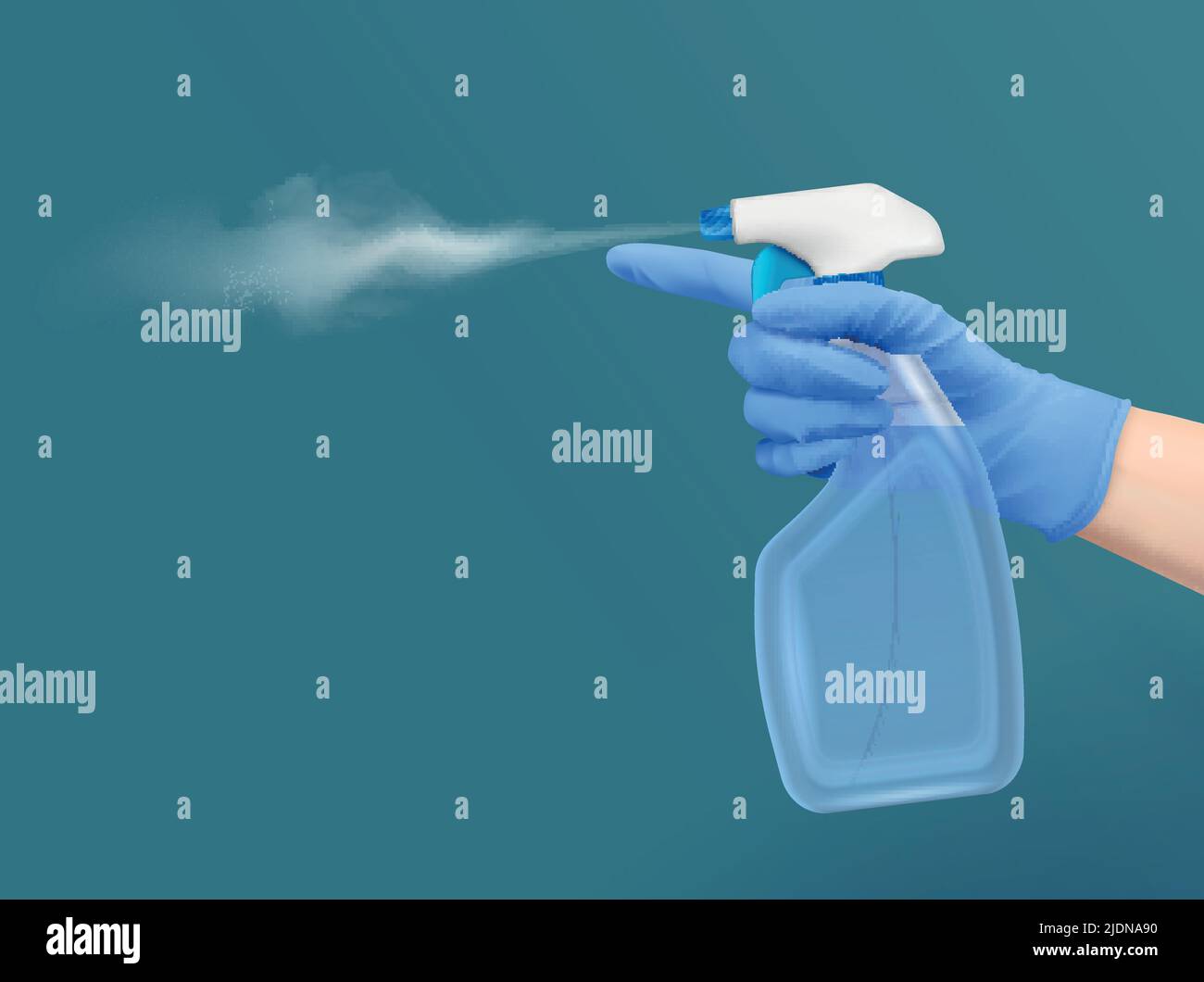 Household spray for cleaning dirt and dust realistic background vector ...