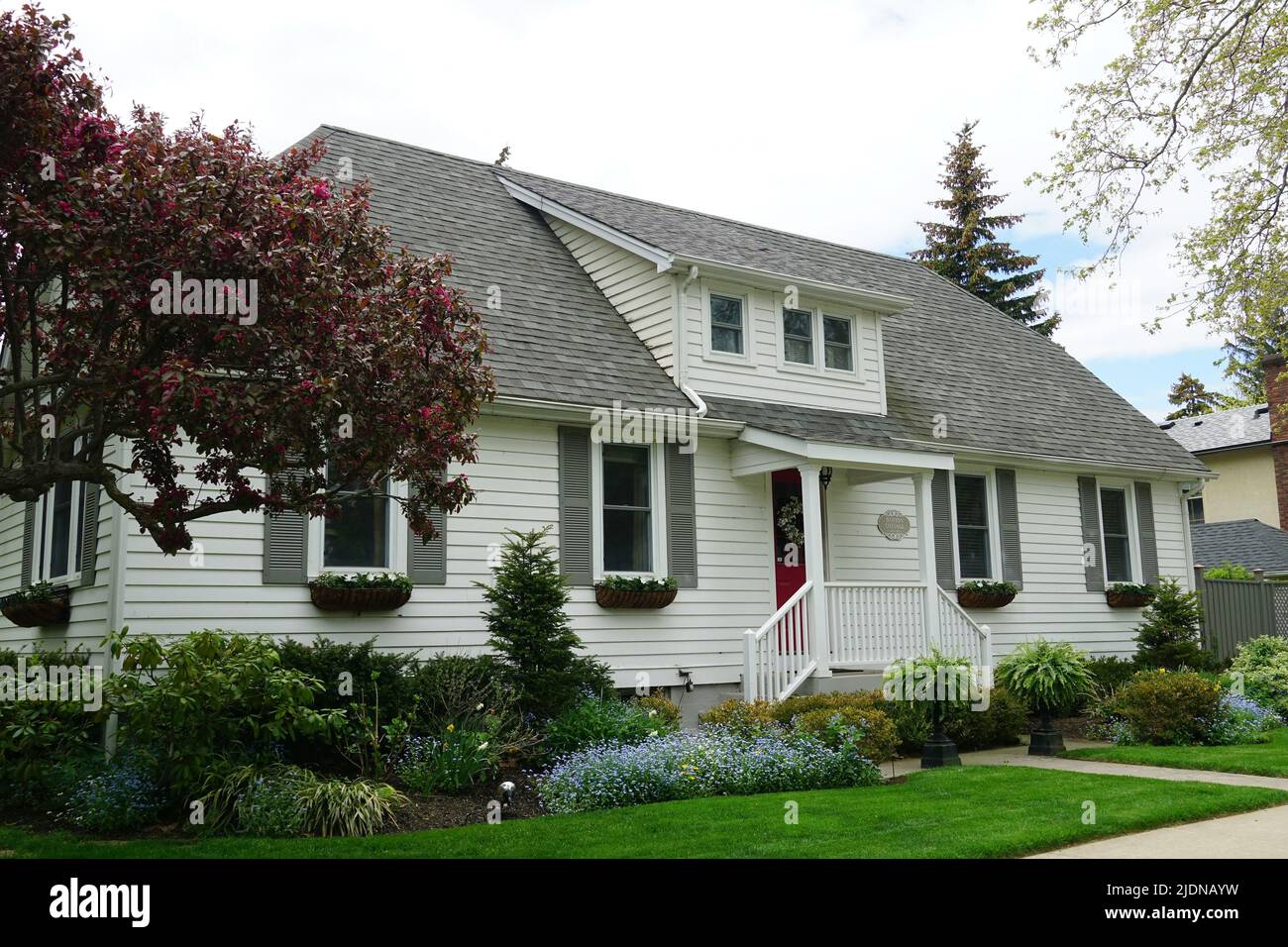 typical home, Niagara-on-the-Lake, Niagara Peninsula, Ontario province ...