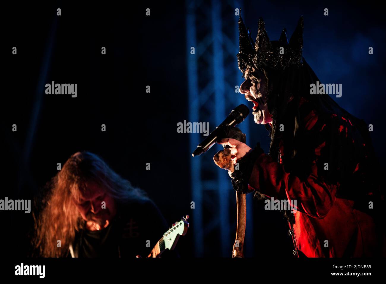Copenhagen, Denmark. 18th, June 2022. The Danish heavy metal band ...