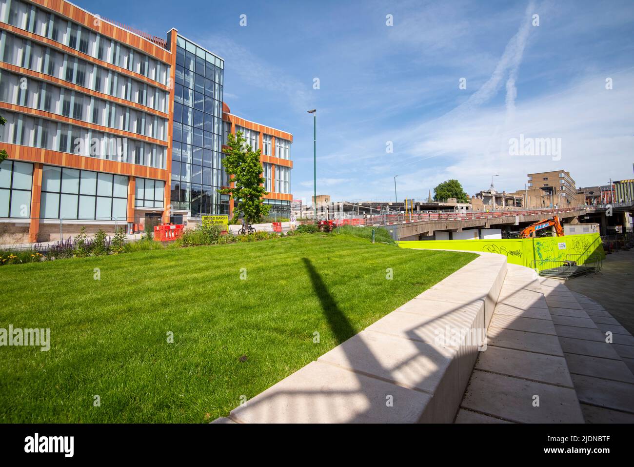 The new Broad Marsh Car Park and public space on the South Side of ...