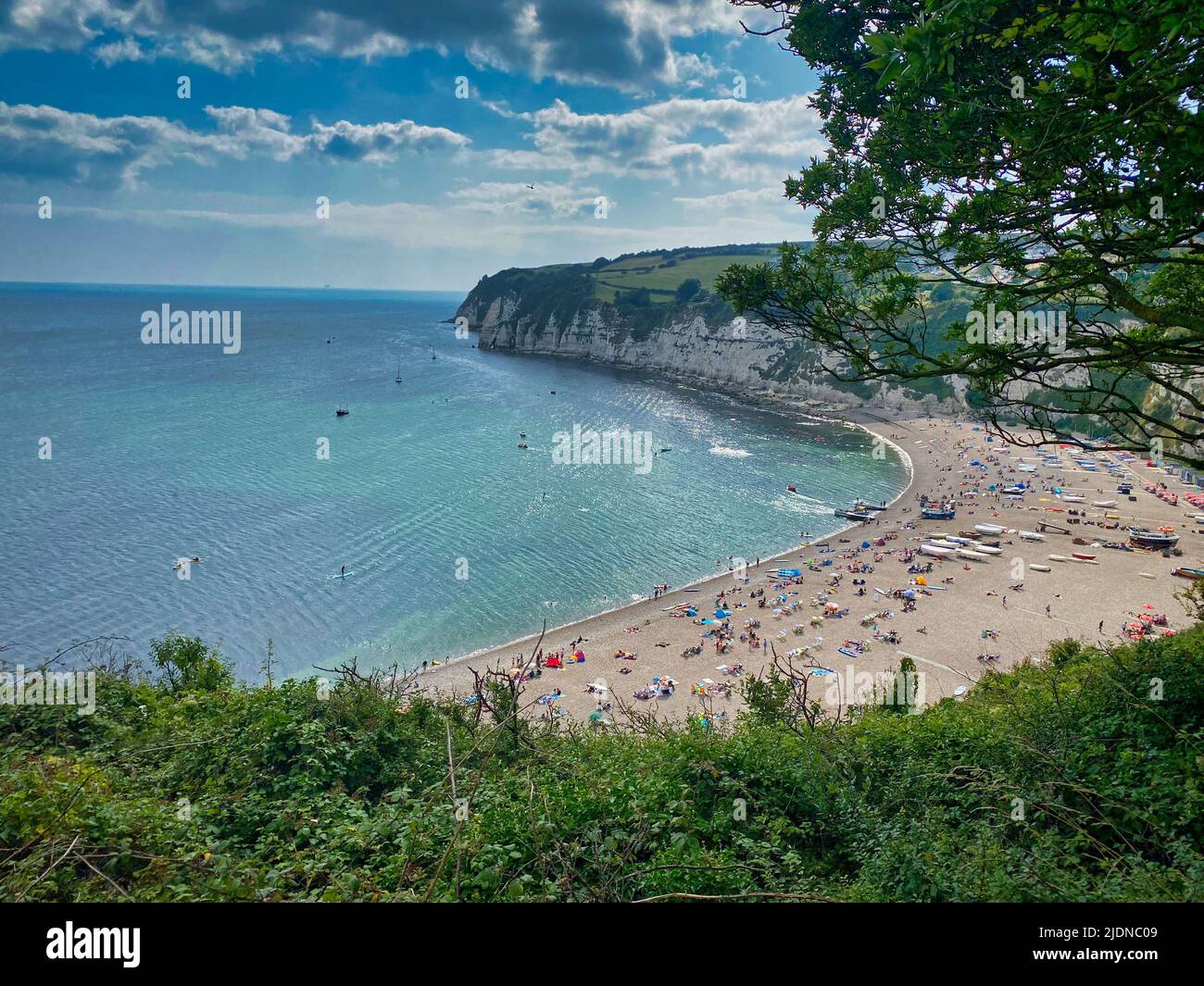 Beer beach in Devon Stock Photo - Alamy