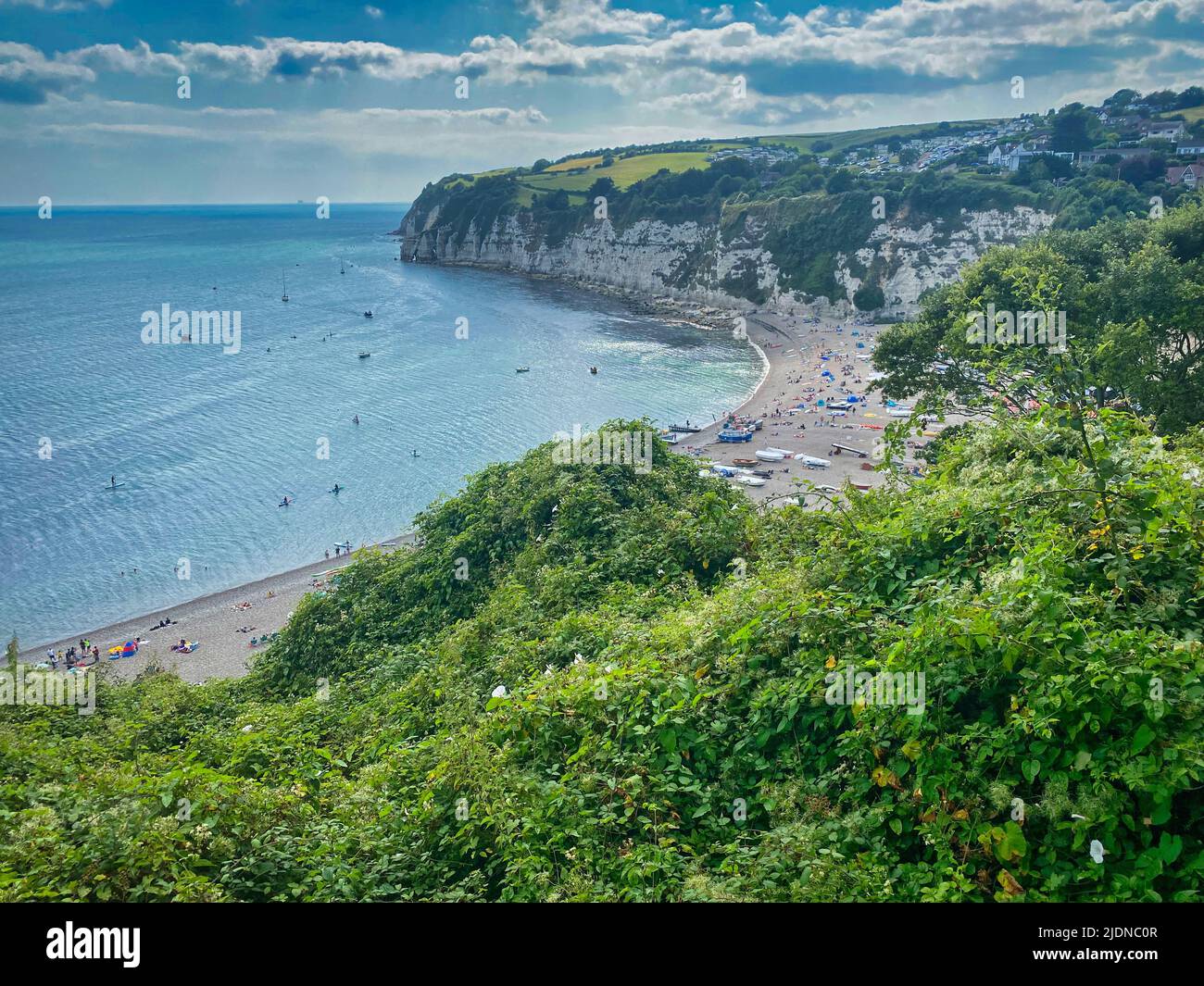 Beer beach in Devon Stock Photo - Alamy