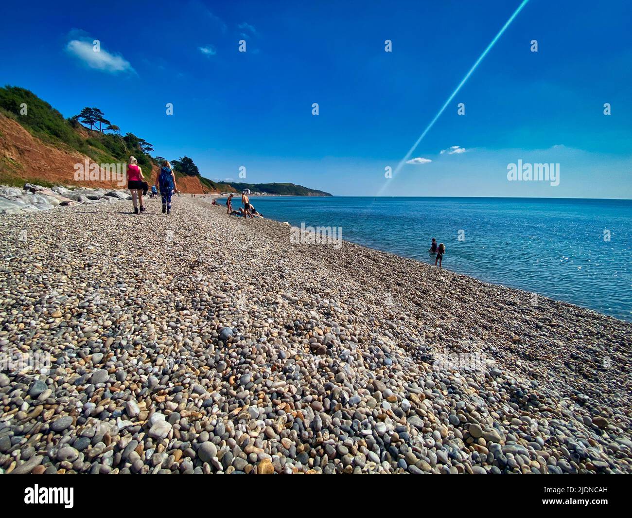 Seaton beach in Devon Stock Photo - Alamy