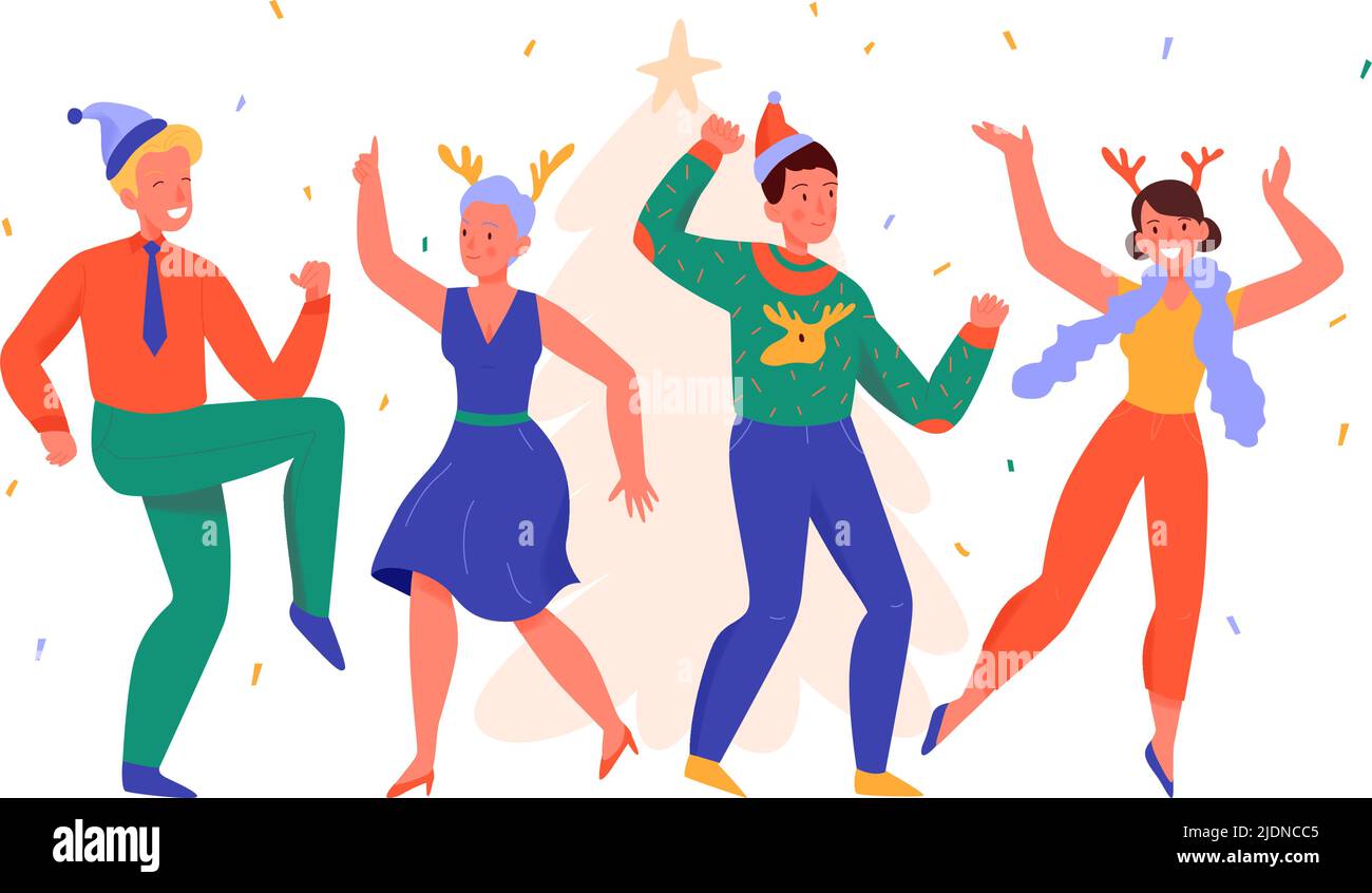 Women dancing christmas hi-res stock photography and images - Alamy