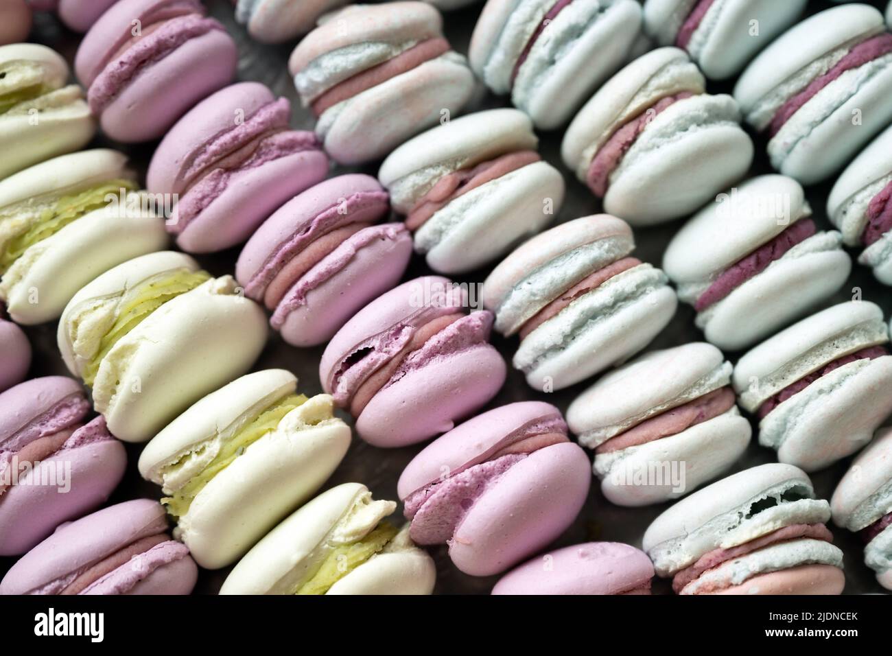 Dresden, Germany. 22nd June, 2022. The French meringue Macaron is on a ...