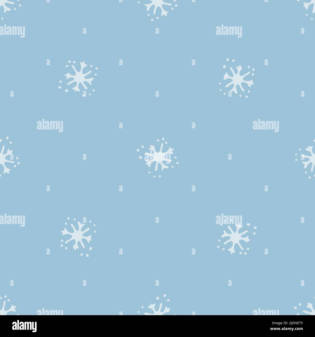 Christmas gender neutral snowflake seamless vector pattern. Masculine ...