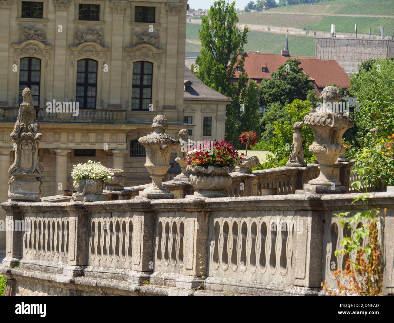 the city of Wuerzburg at the river main Stock Photo - Alamy