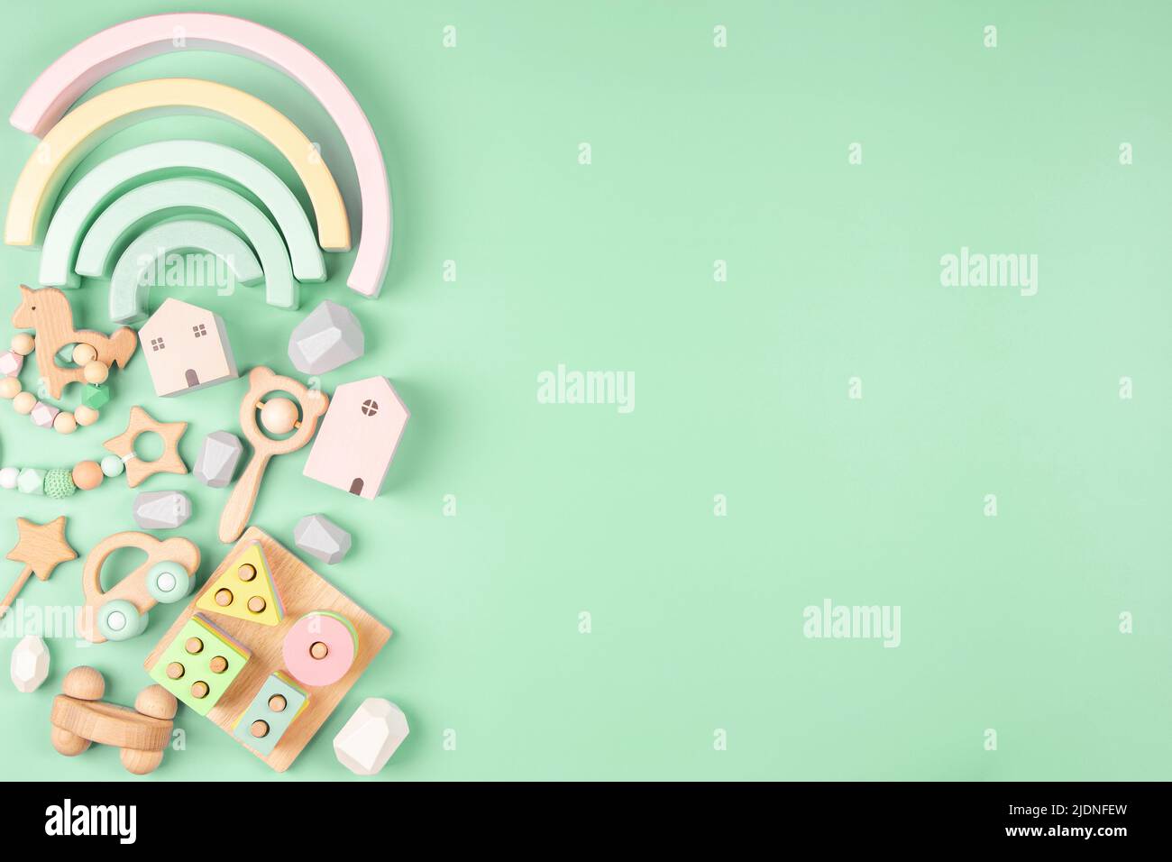 Baby kids toy for children. Educational Montessori learning wooden toys ...