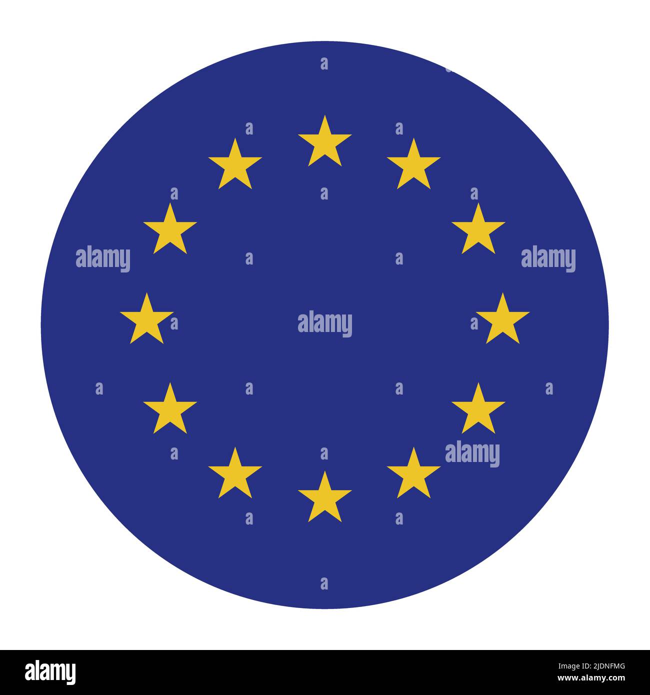 original and simple Europe flag EU isolated vector in official colors ...