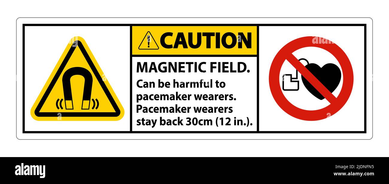 Caution Magnetic field can be harmful to pacemaker wearers.pacemaker ...