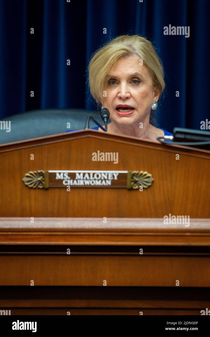 Us representative carolyn maloney hi-res stock photography and images ...