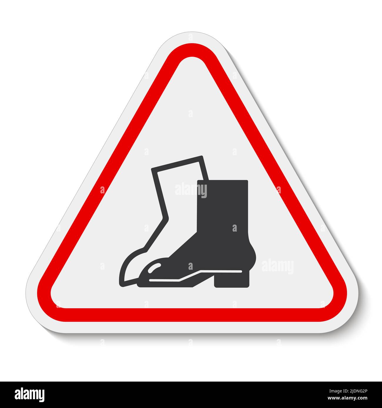 Symbol Wear Foot Protection sign Isolate On White Background,Vector ...