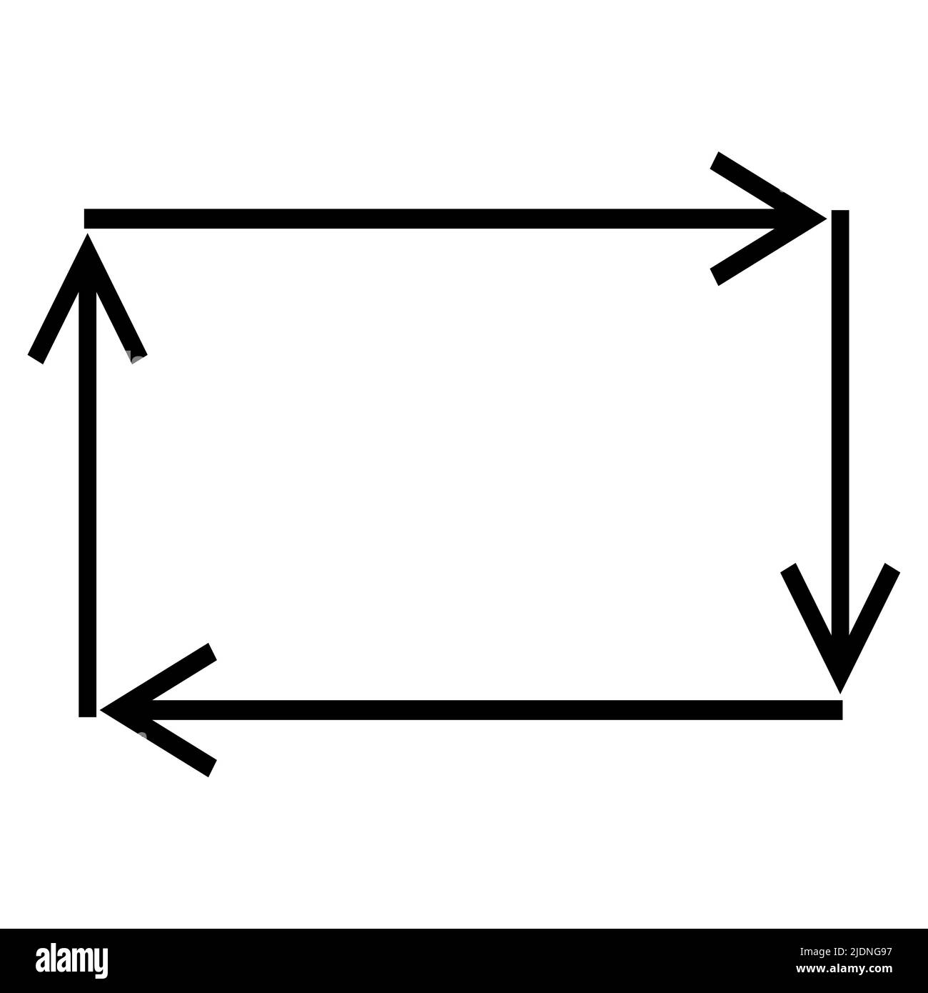 Automatic Cycle Symbol Sign, Vector Illustration, Isolate On White ...