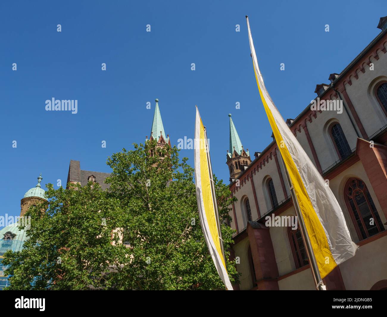 Wuerzburg city at the main river Stock Photo - Alamy