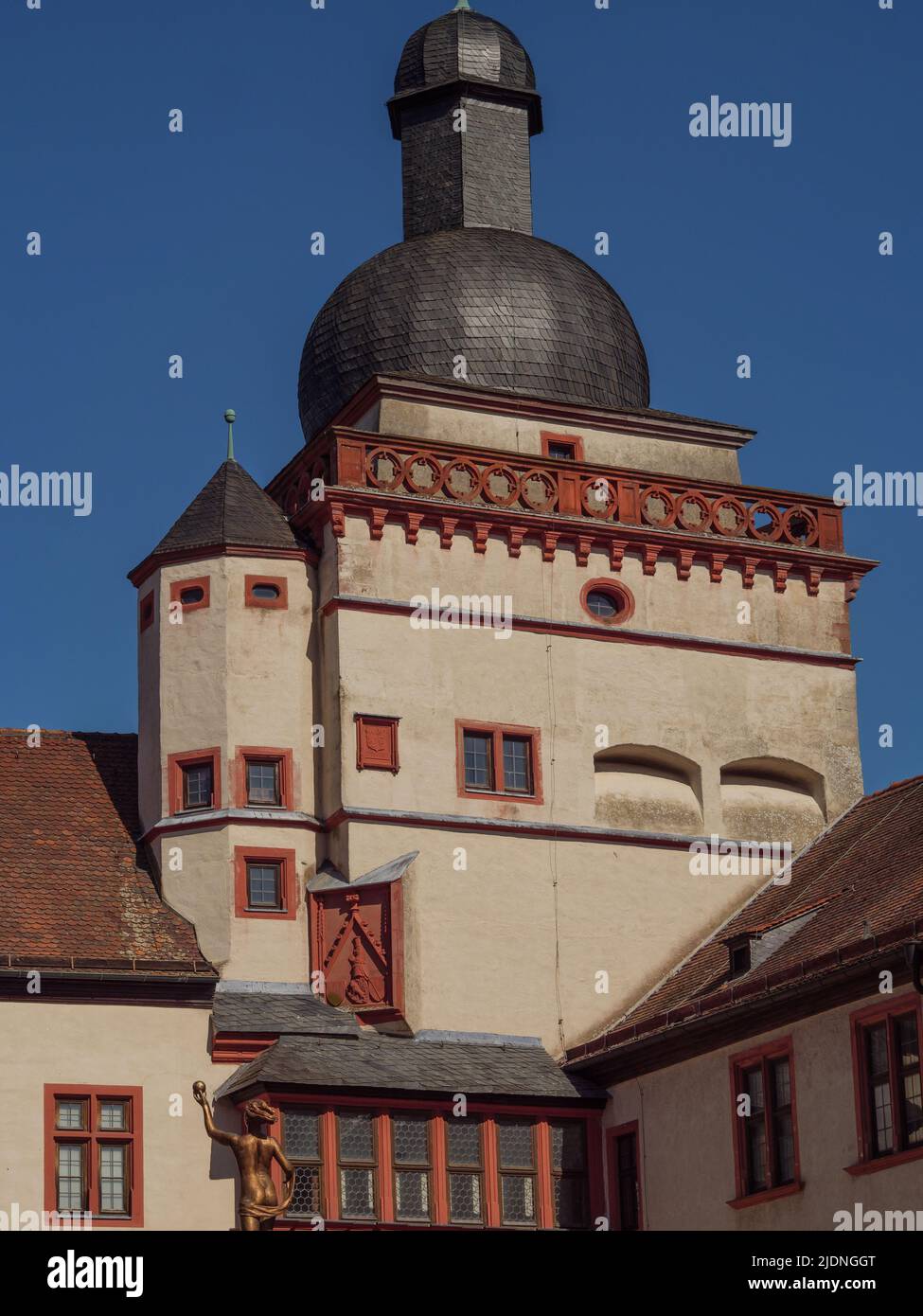 Wuerzburg city at the main river Stock Photo - Alamy