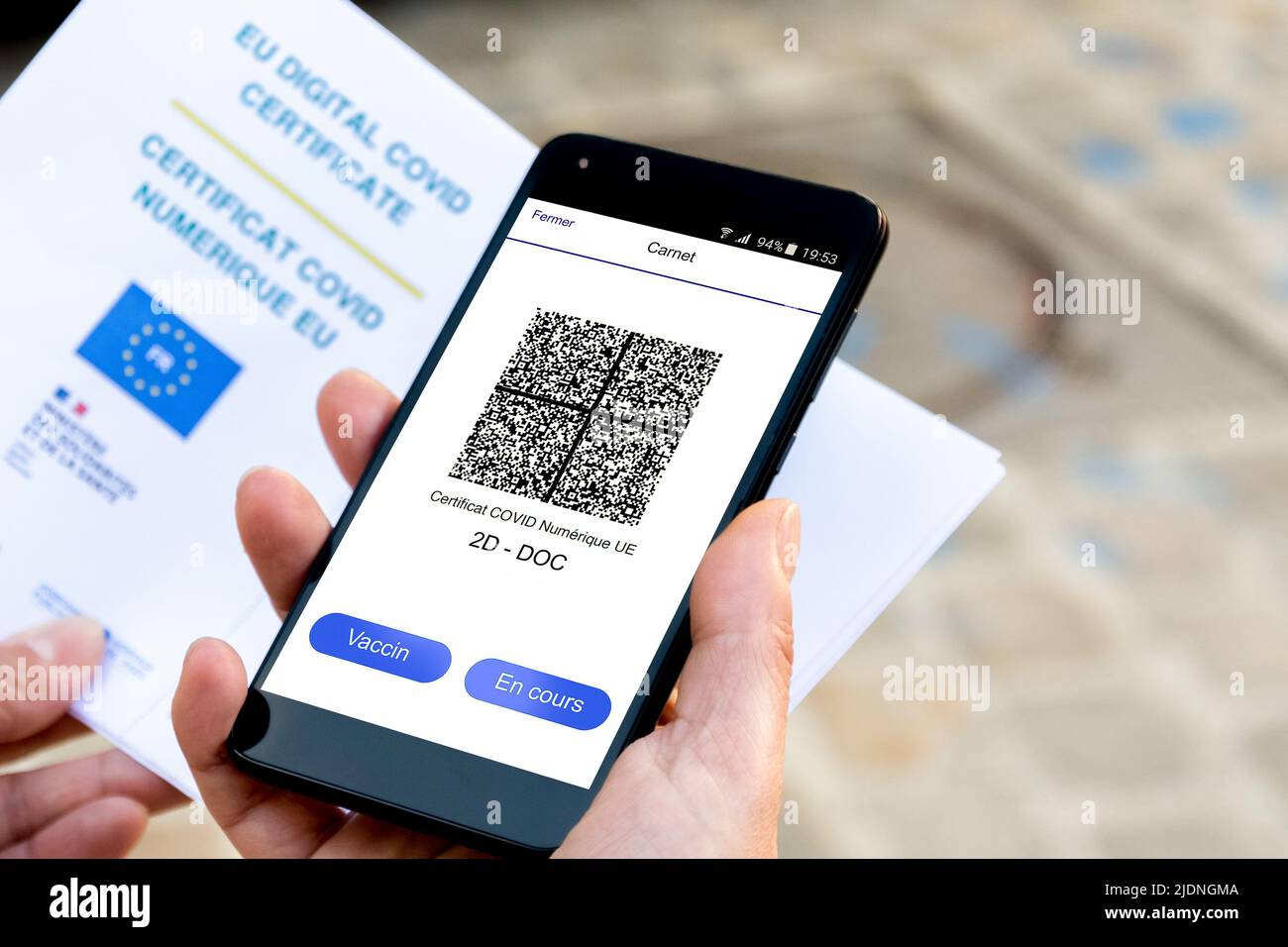 Pass verification hi-res stock photography and images - Alamy