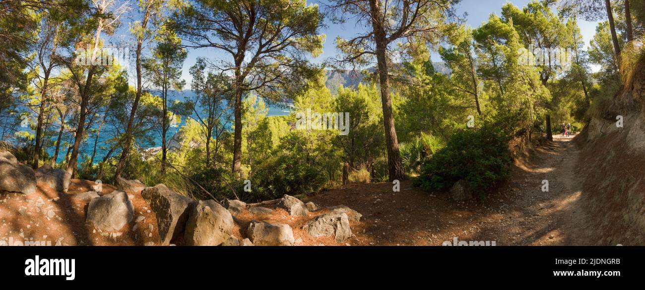 Hiking in Majorca Stock Photo - Alamy