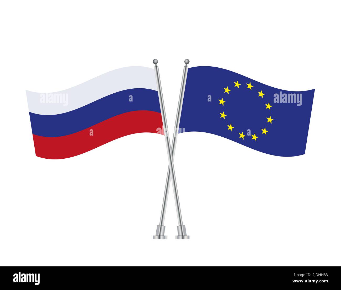 Russia versus Europe. War Russia Europe. Cross will cross ...