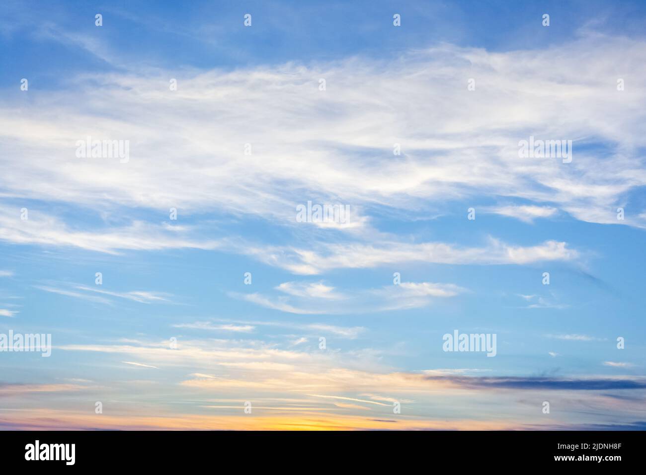 Cloudy blue sky Stock Photo - Alamy