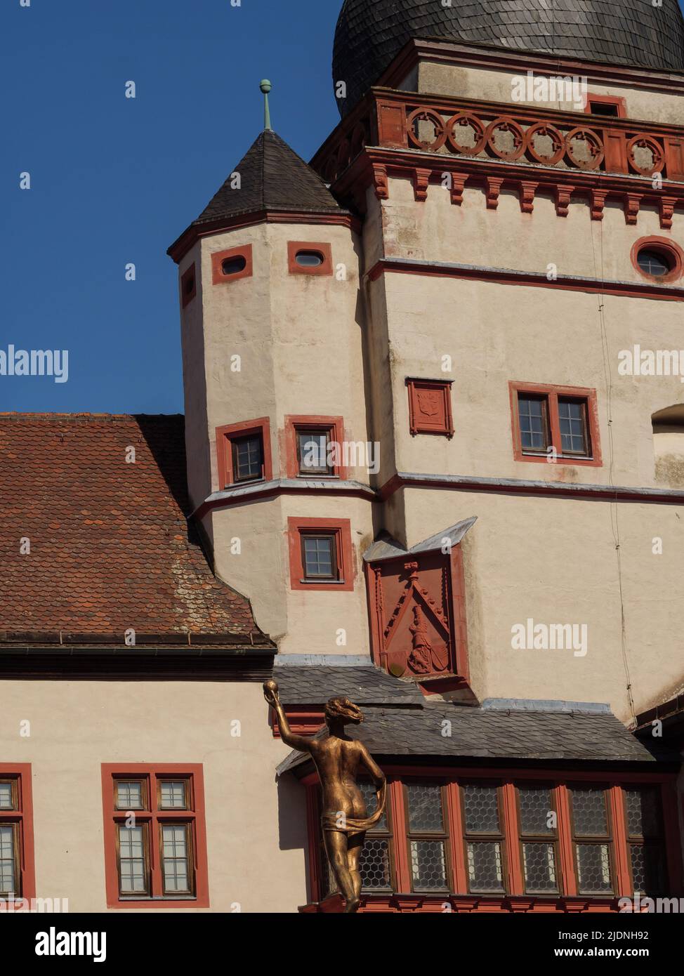 Wuerzburg city at the main river Stock Photo - Alamy