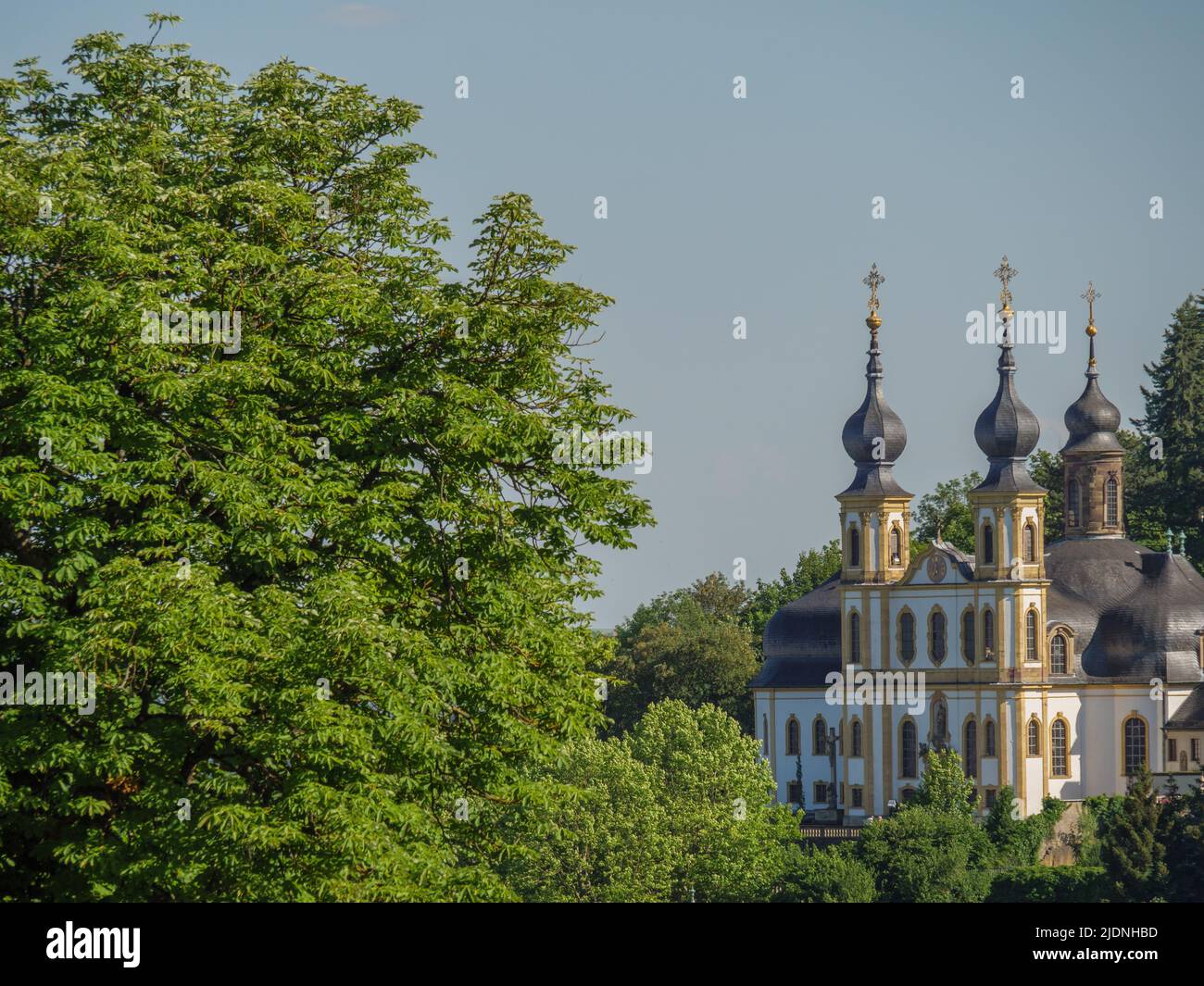 Wuerzburg city at the main river Stock Photo - Alamy