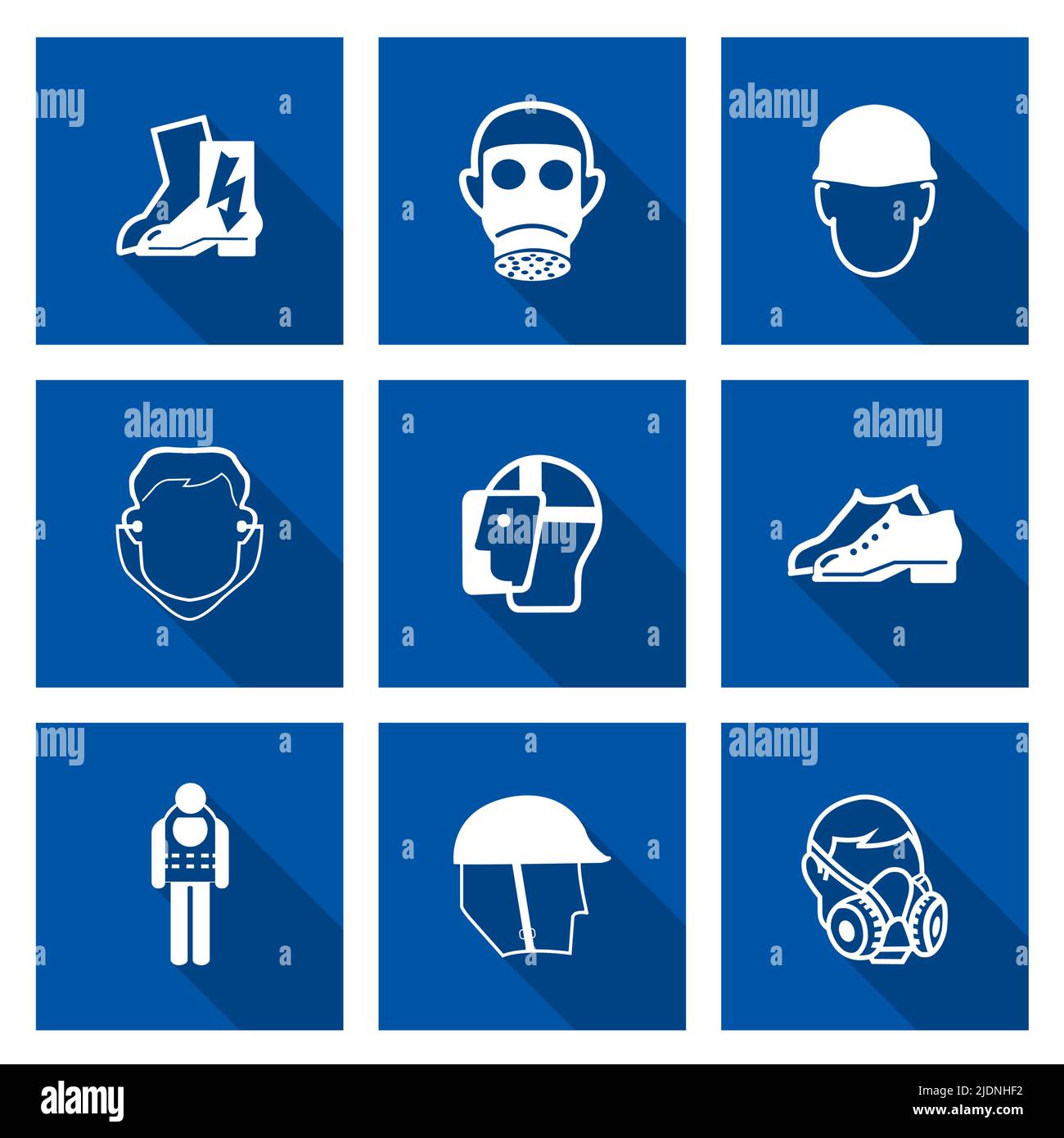 Required Personal Protective Equipment (PPE) Symbol,Safety Icon Stock ...