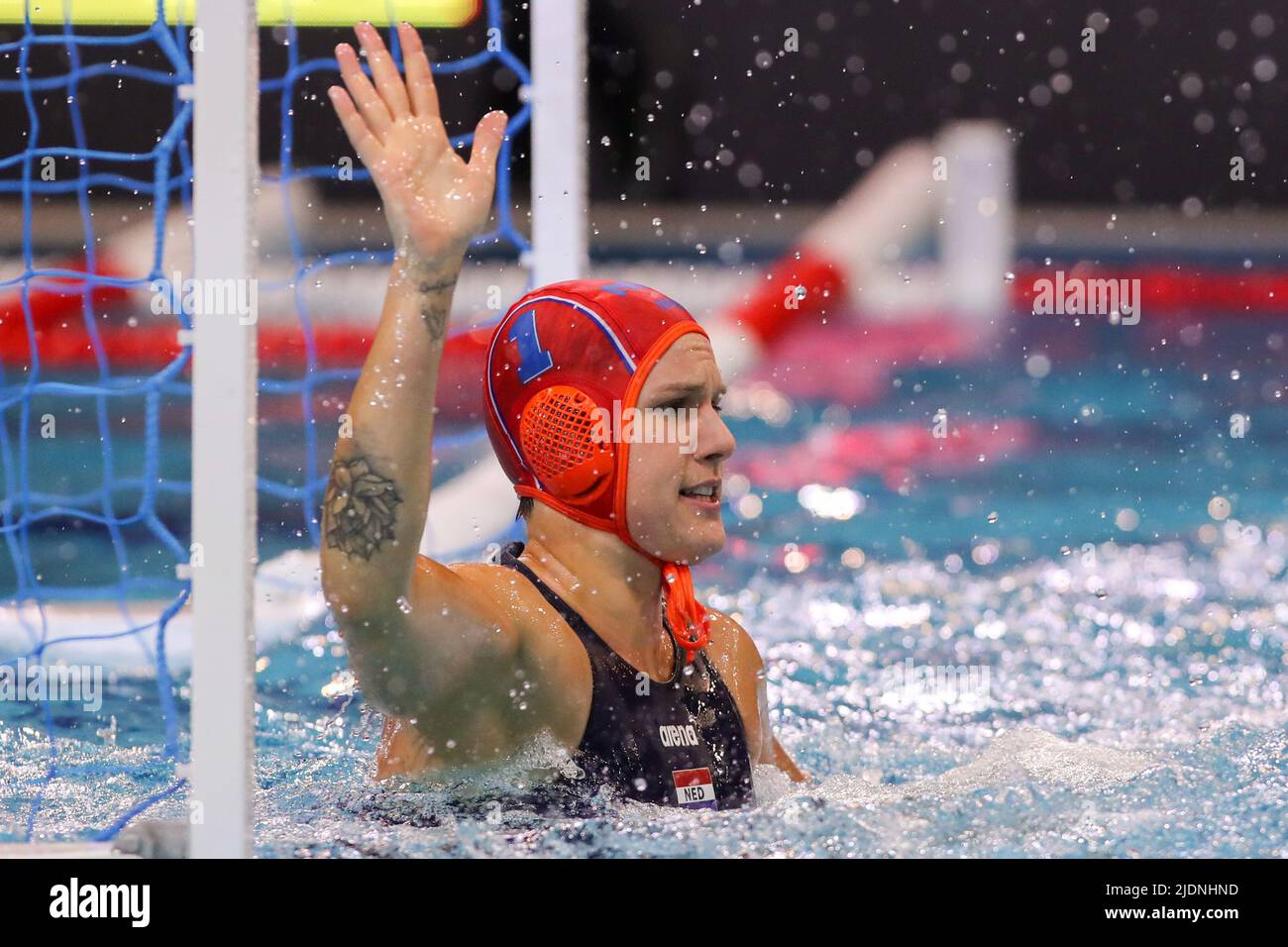 DEBRECEN, HUNGARY - JUNE 22: Laura Aarts of the Netherlands during the ...