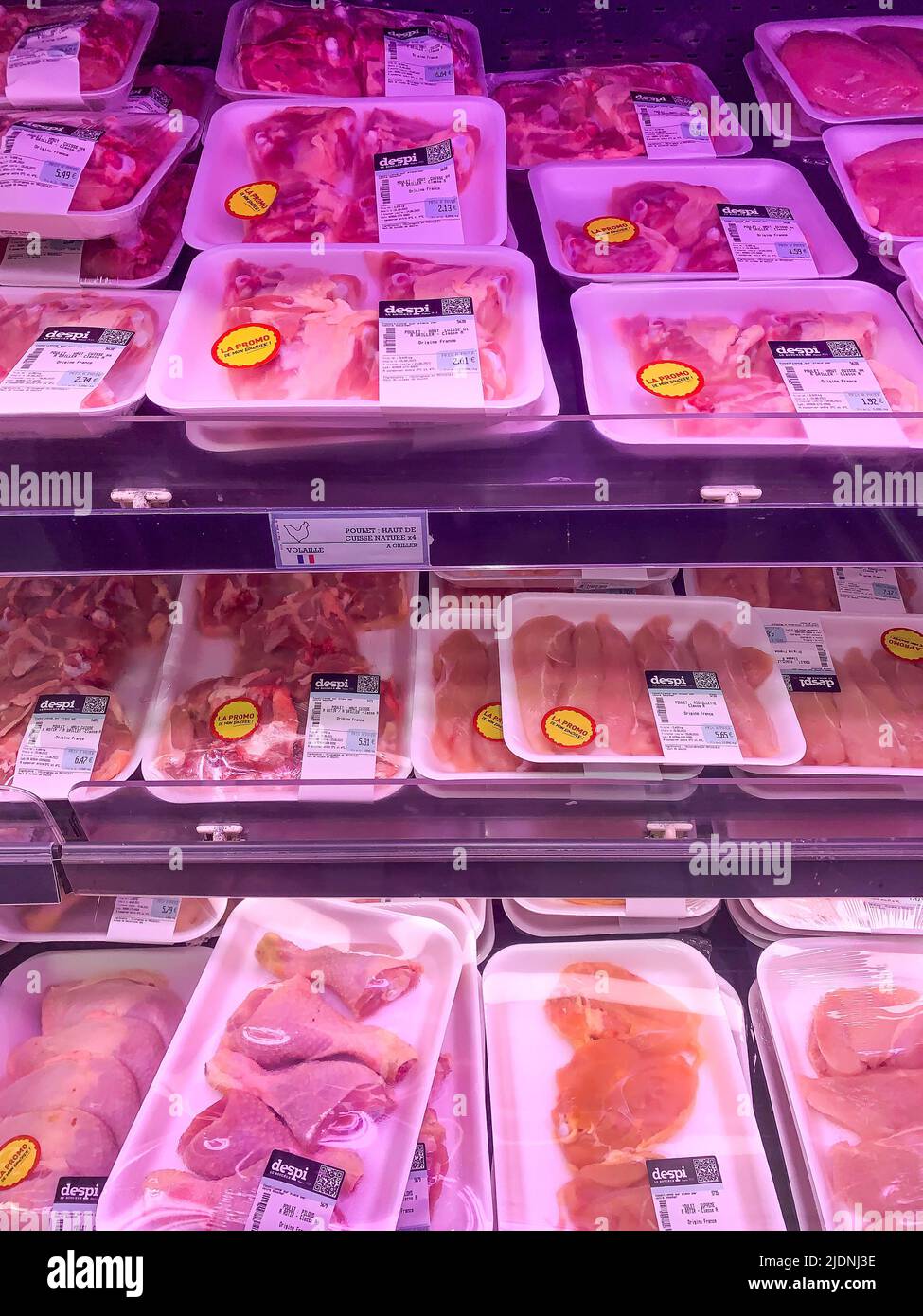 France supermarket plastic hi-res stock photography and images - Alamy