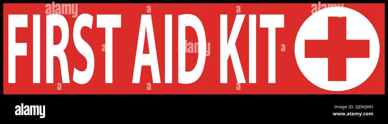 First Aid Station Sign on white background Stock Vector Image & Art - Alamy