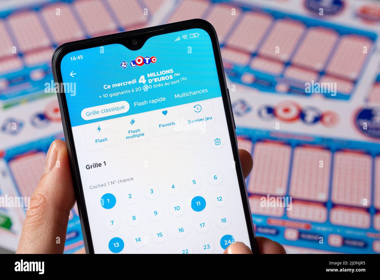 Loto, French Games Stock Photo - Alamy