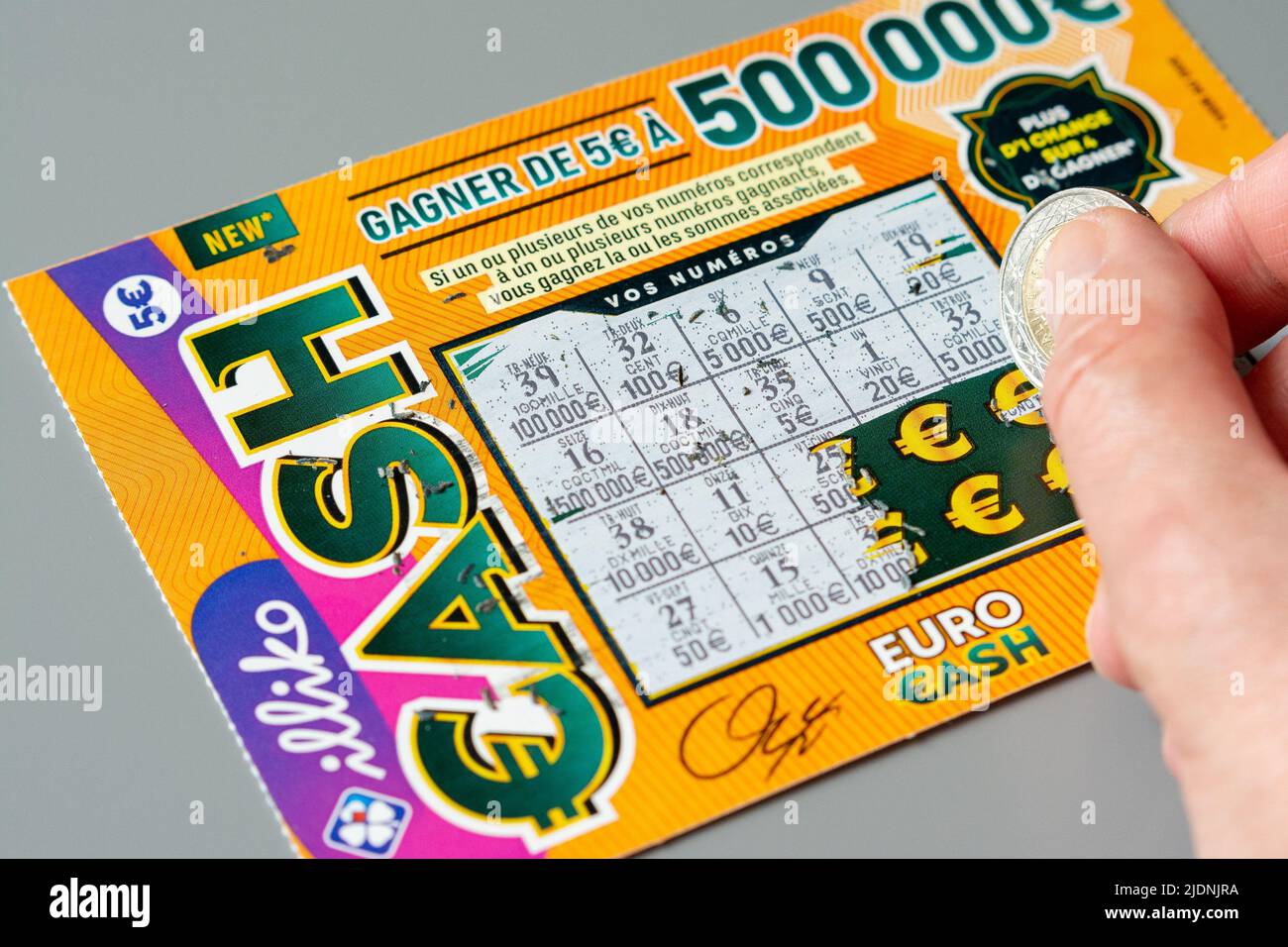 Scratch card game hi-res stock photography and images - Alamy