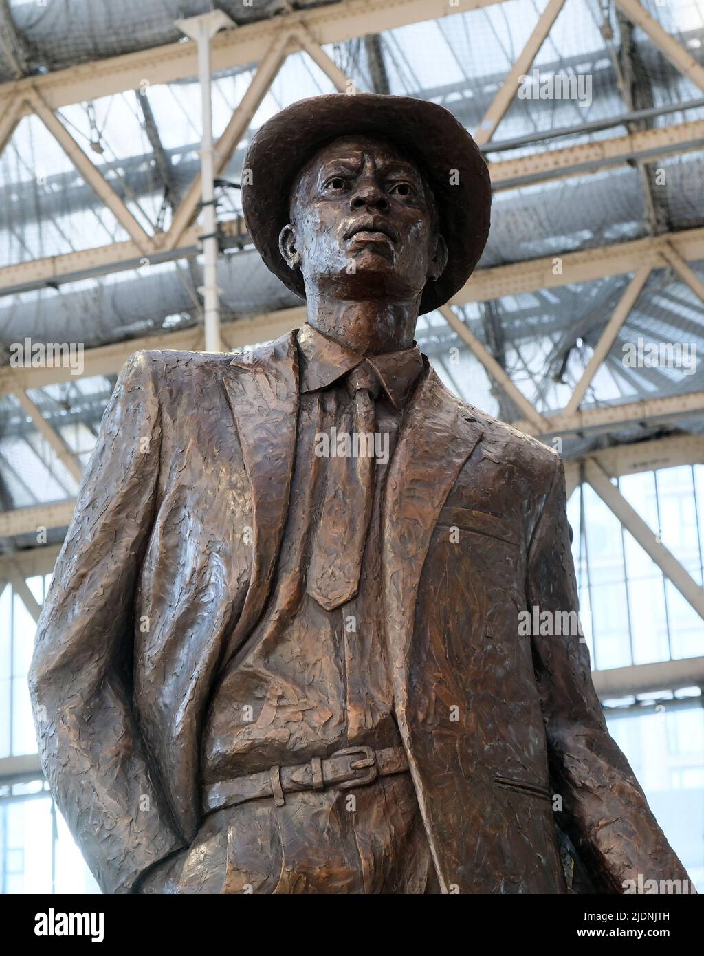 Waterloo station, London, UK 22nd June 2022. The National Windrush ...