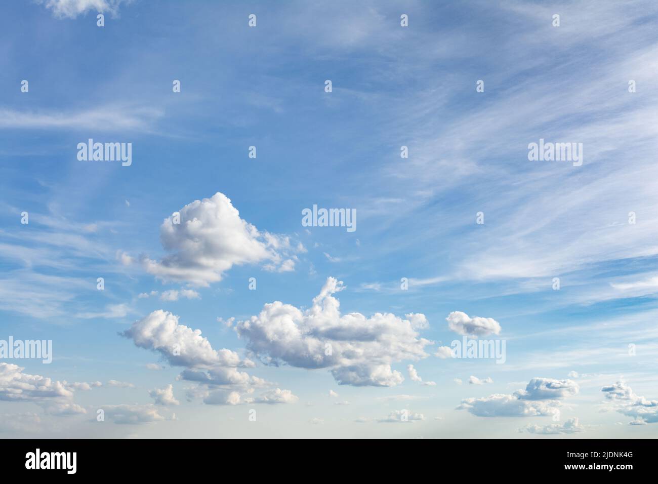 Cloudy blue sky Stock Photo - Alamy