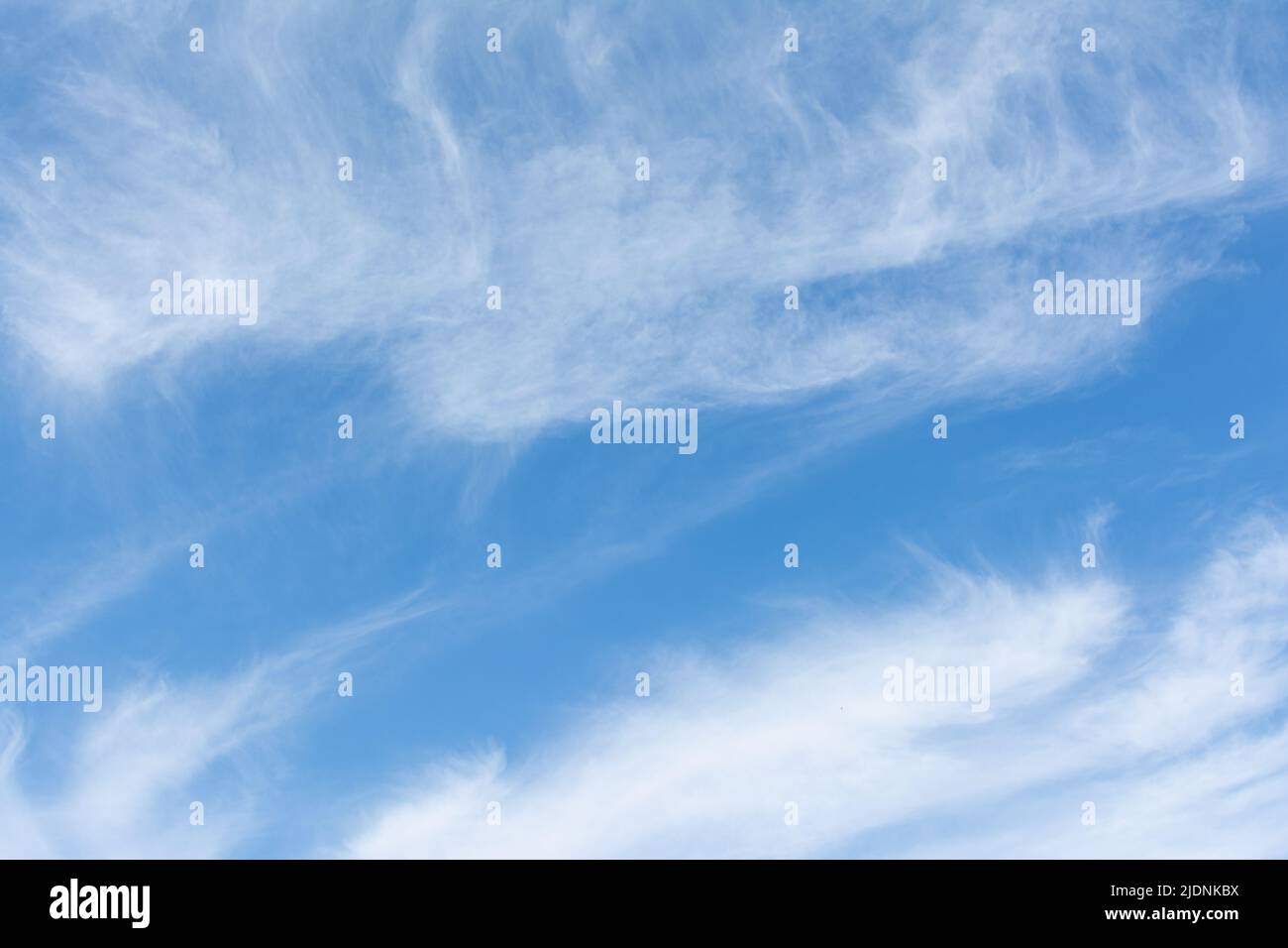 Sky. Cirrus, filament-shaped clouds Stock Photo - Alamy