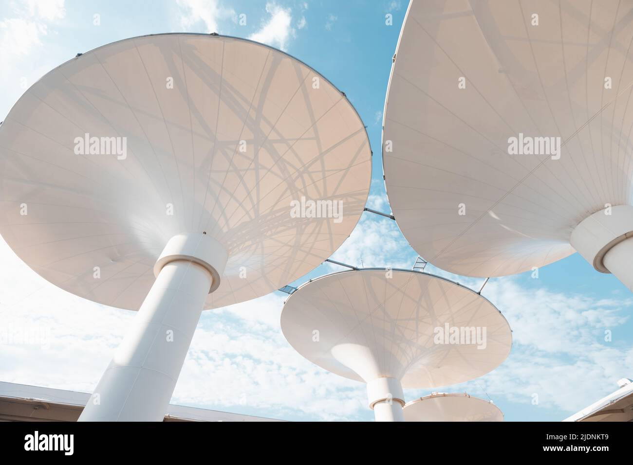 Futuristic architectural columns as abstract background Stock Photo - Alamy