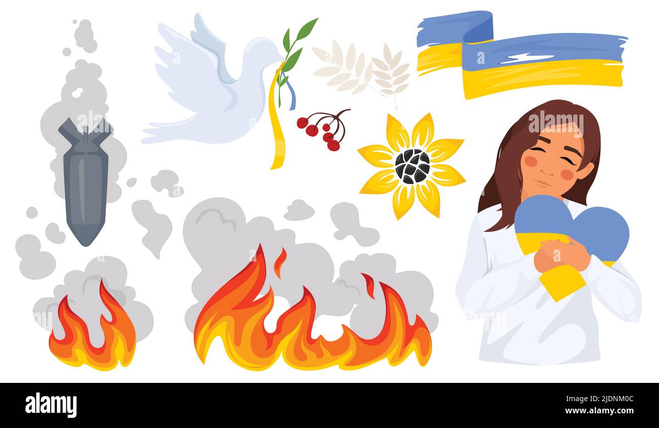 Dove peace in ukraine Cut Out Stock Images & Pictures - Alamy