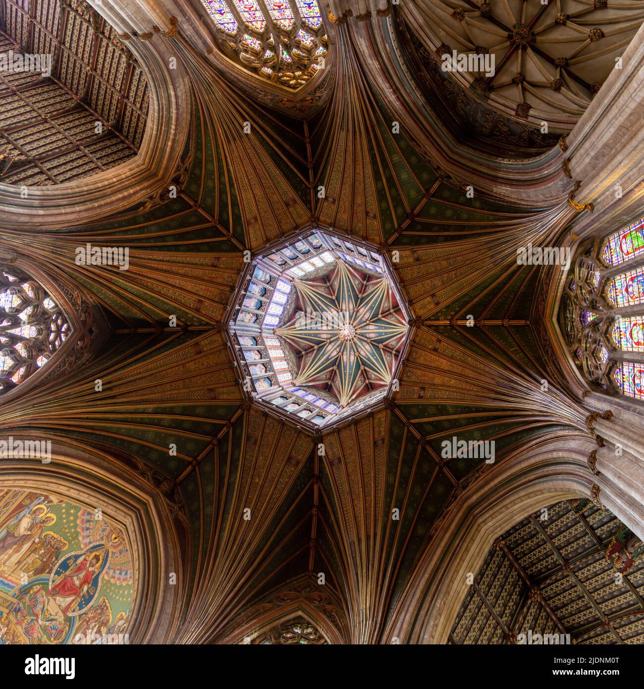 Ely, United Kingdom - 12 June, 2022: view of the ornate and historic ...