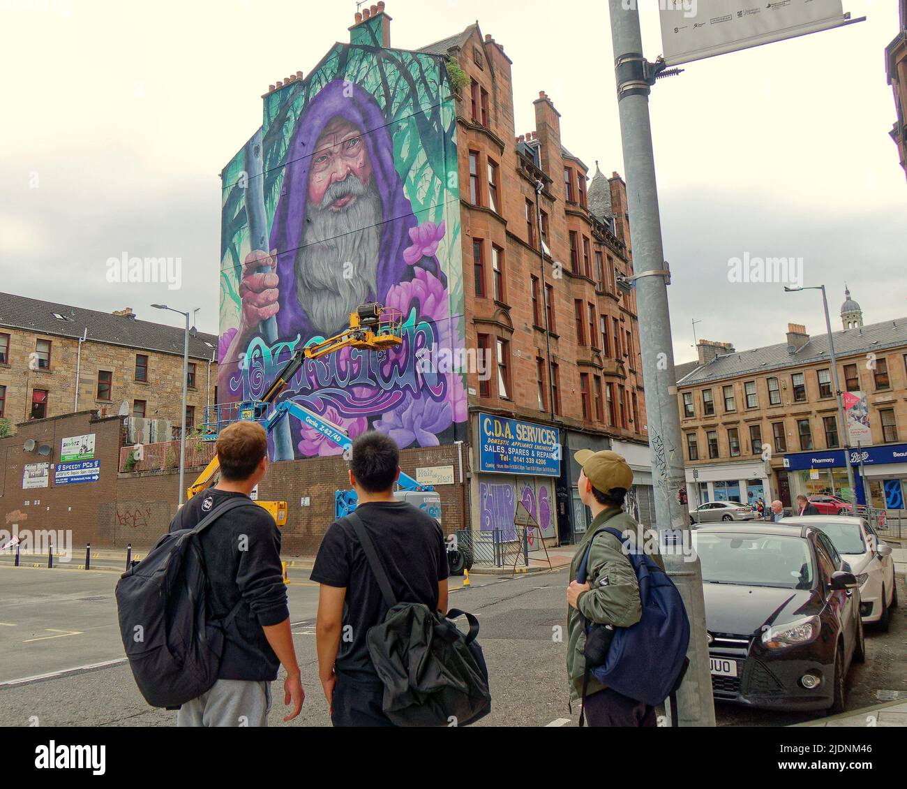 Glasgow, Scotland, UK 22nd June, 2022. Merlin returns to partick at the ...