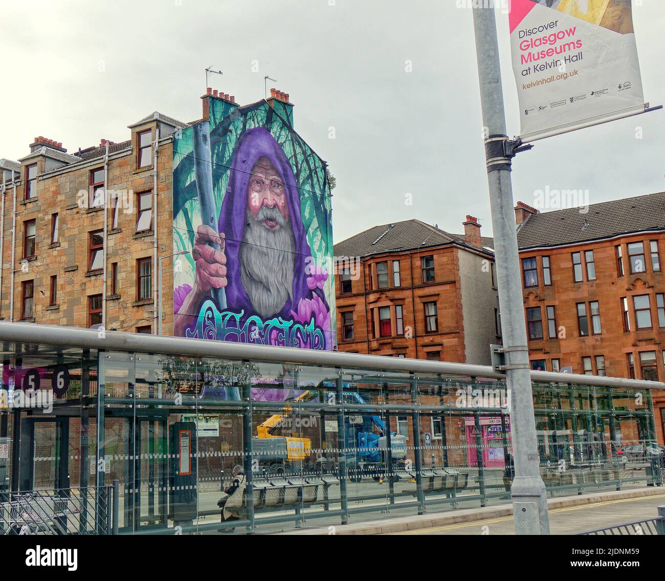 Glasgow, Scotland, UK 22nd June, 2022. Merlin returns to partick at the ...