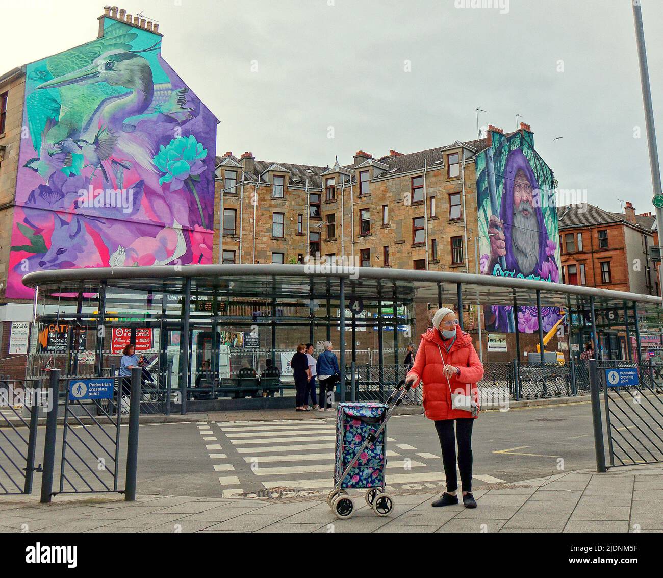Glasgow, Scotland, UK 22nd June, 2022. Merlin returns to partick at the ...