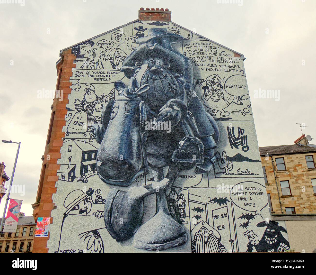 Glasgow, Scotland, UK 22nd June, 2022. Merlin returns to partick at the ...