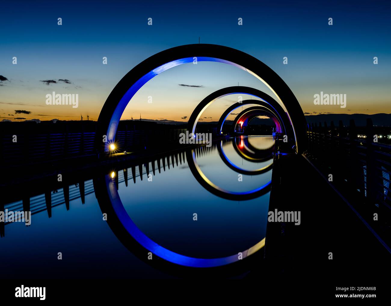 Falkirk, United Kingdom - 19 June, 2022: view of the Falkirk Wheel at ...