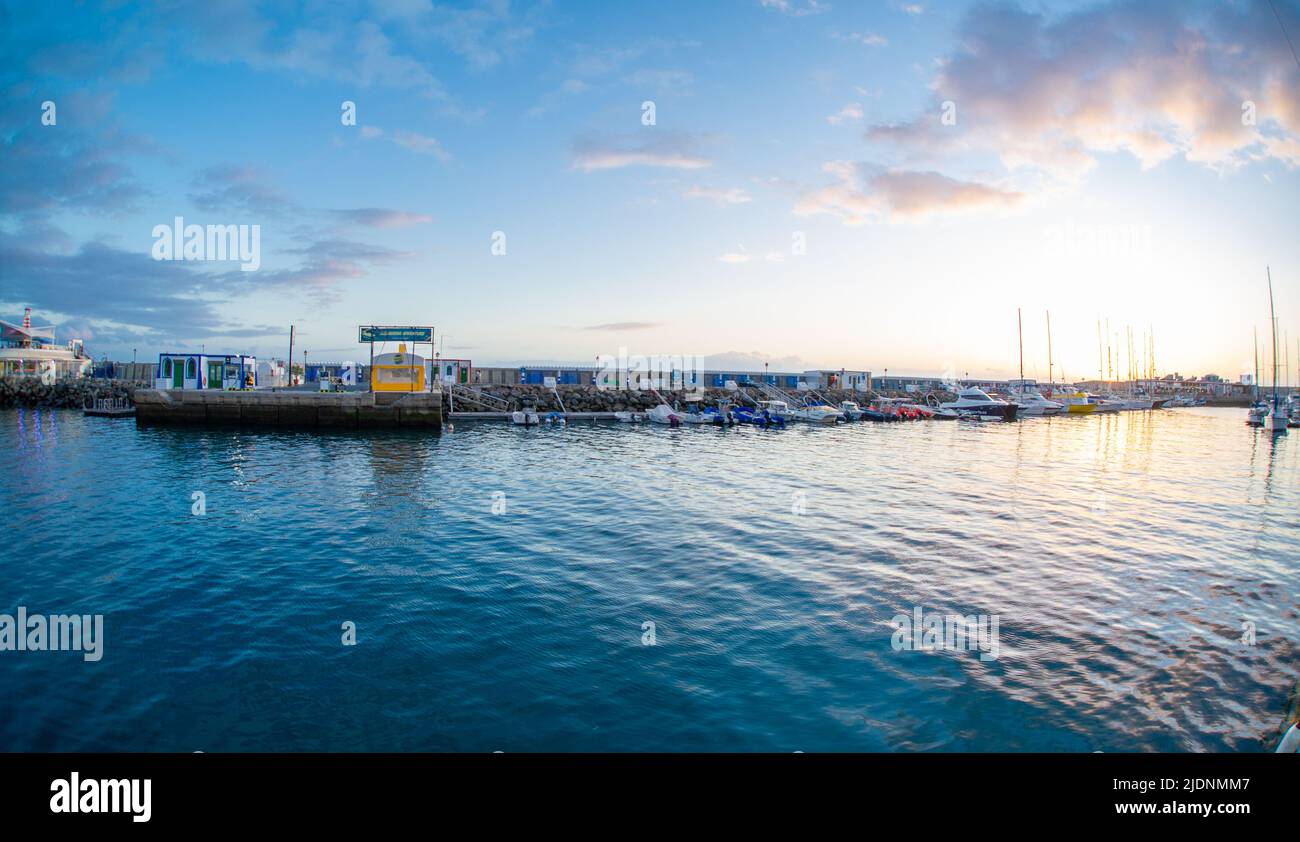February 3 2022 Puerto de Mogan Canary Island one of the most beautiful ...