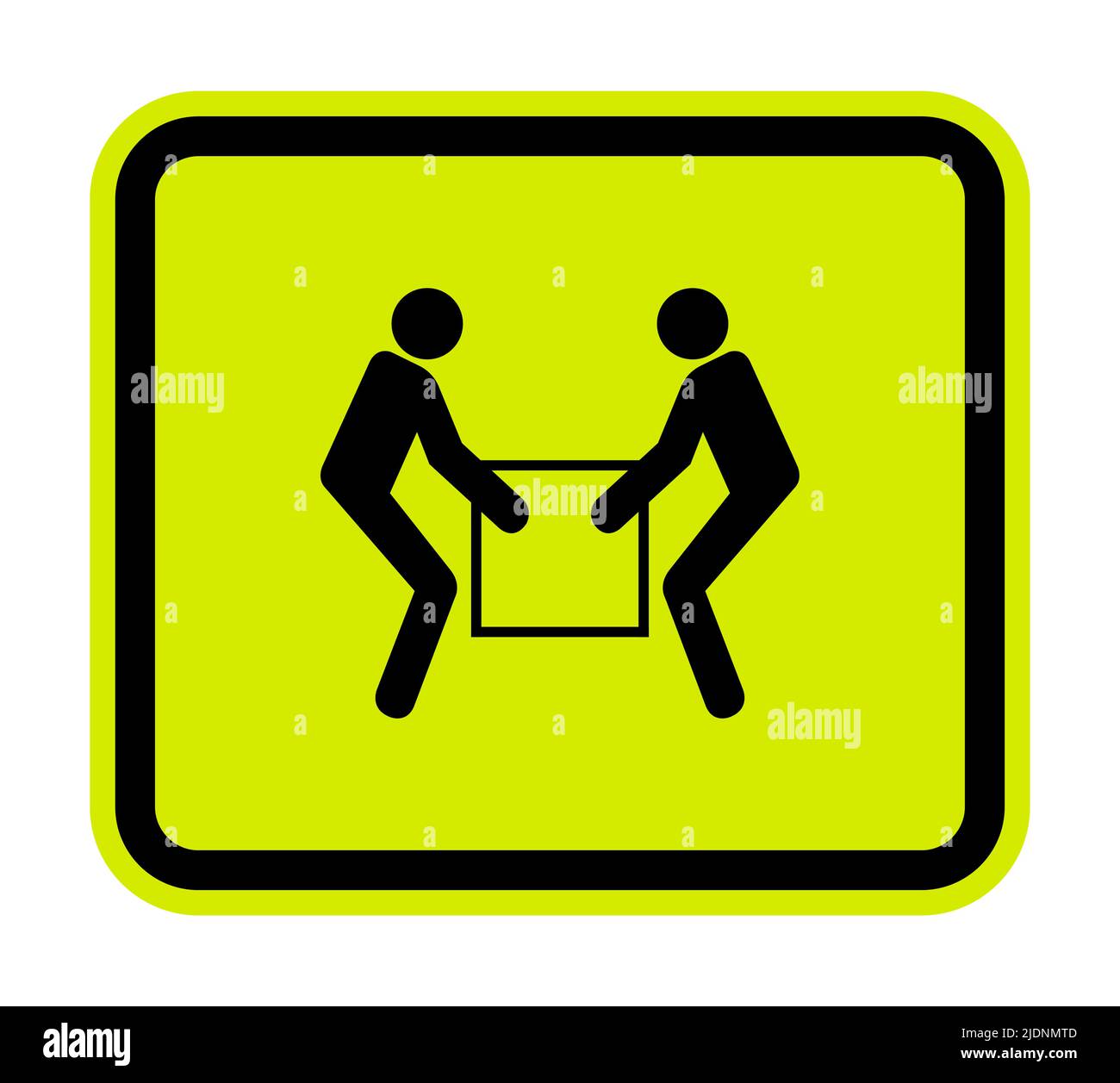 Use Two Person Lift Symbol Sign Isolate On White Background,Vector ...