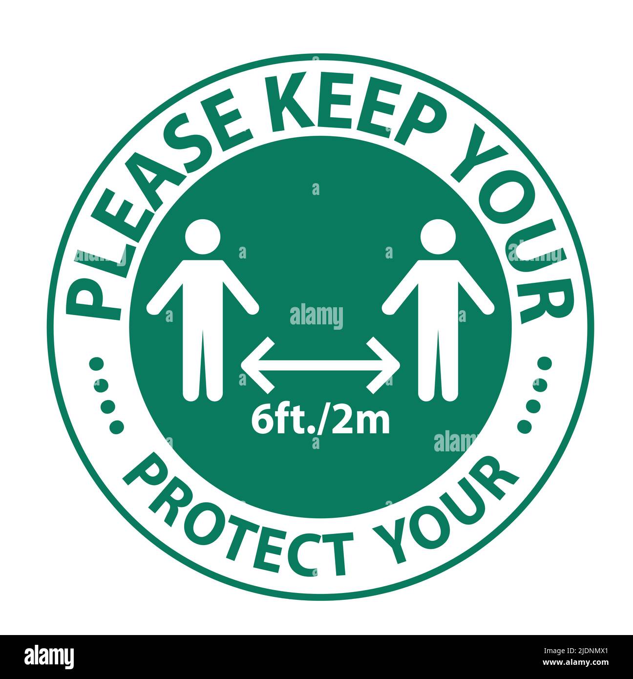 Please keep your distance,Protect your social Distancing Sign Isolate ...