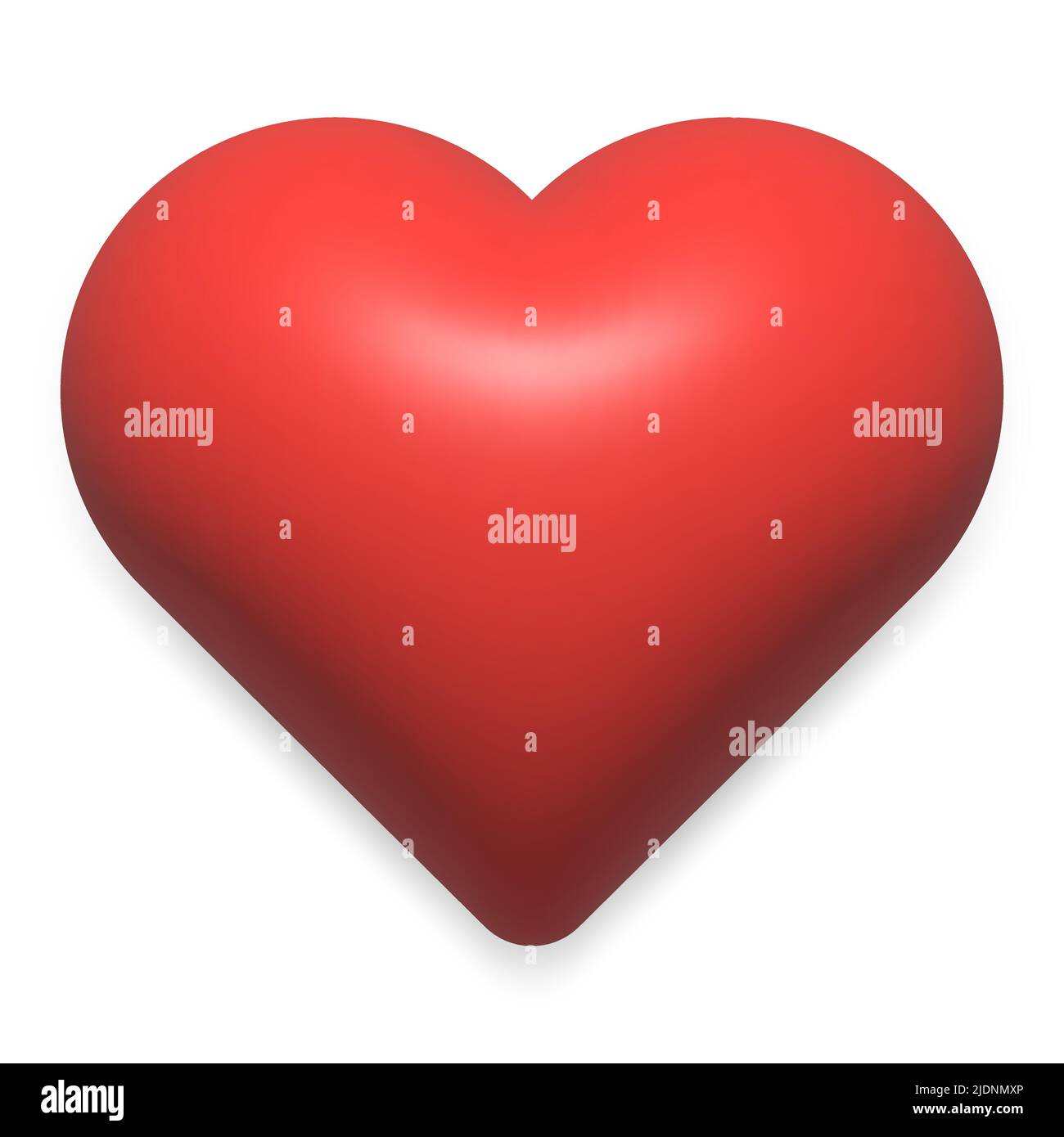 3d red heart shape icon. Vector illustration Stock Vector Image & Art ...
